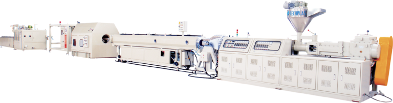 PVC Twin Screw Single Line Rigid Pipe Making Machine | TECHPLAS