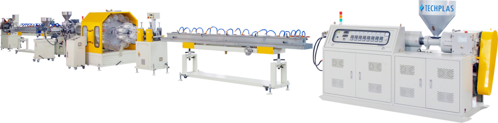Yarn Reinforced PVC Hose Making Machine | TECHPLAS
